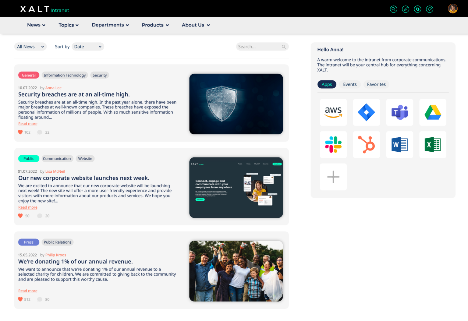 Confluence Collaboration Platform - Intranet by XALT